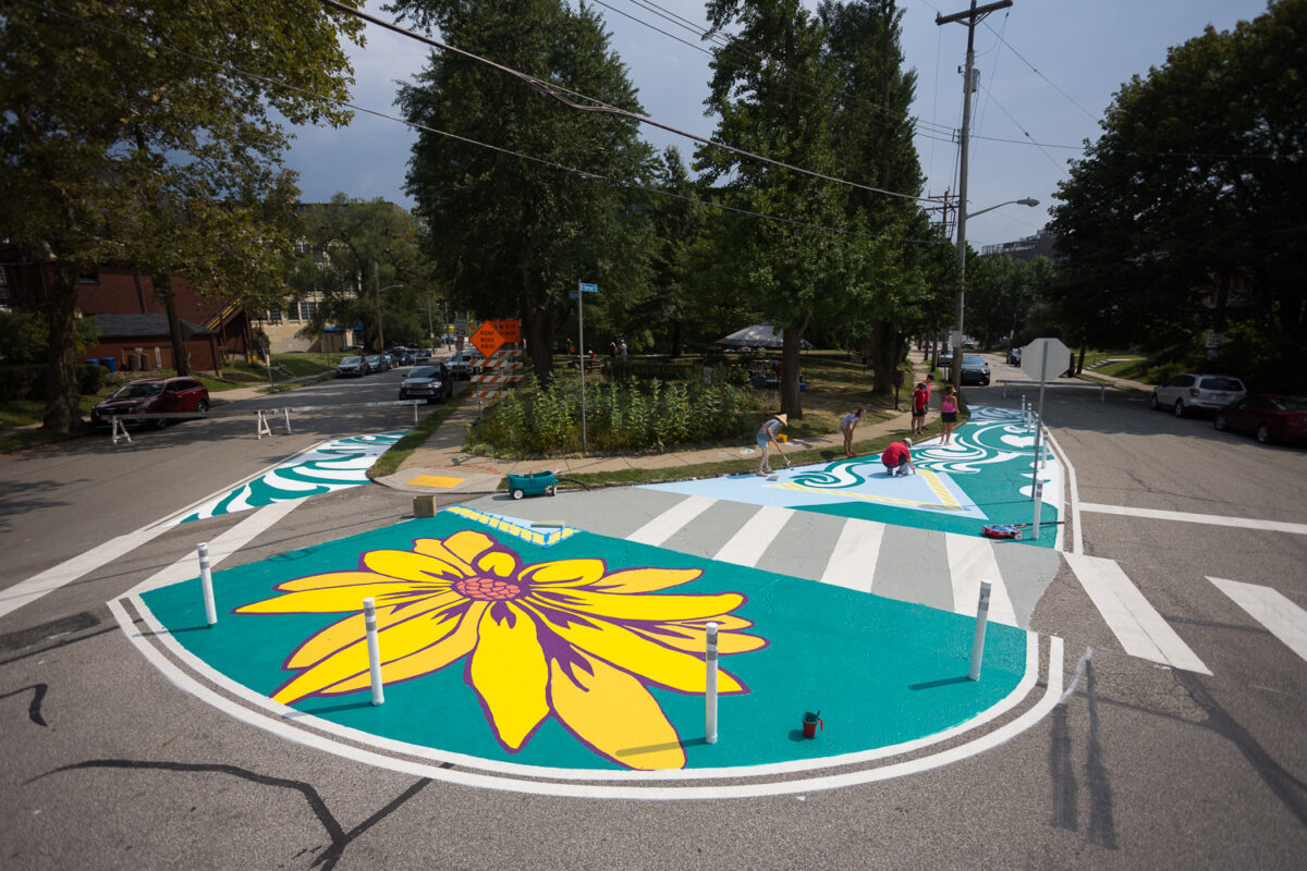 How Asphalt Art Is Beautifying Roads and Making Them Safer