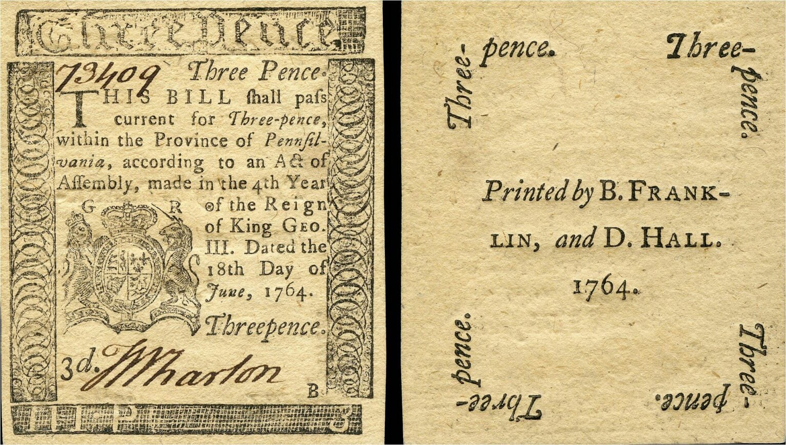 Uncovering Ben Franklin's Anti‑Counterfeiting Techniques